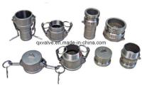 China Camlock Coupling Hose Pipe Fittings Aluminum Brass Stainless Steel 316/304 Nylon PP for sale