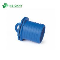 China 2-6 Inch Blue Layflat Hose Fittings Plastic End Plug PP End Cap PVC Coupling for Hose for sale