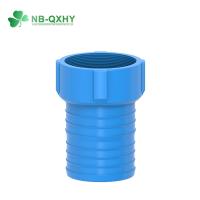China 2-6 Inch Blue Layflat Hose Fittings Plastic End Plug PP End Cap PVC Coupling for Hose for sale