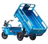 China Blue High Load Agricultural Electric Cargo Tricycle Express Electric Tricycle for sale