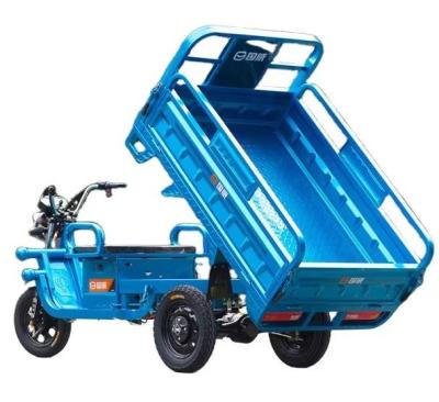 China Blue High Load Agricultural Electric Cargo Tricycle Express Electric Tricycle for sale