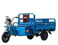 China Blue High Load Agricultural Electric Cargo Tricycle Express Electric Tricycle for sale
