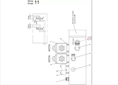 China 60120571 Relief Valve Sany Forklift Parts Safety With CE Certification for sale