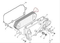 China Robust Scania Engine Parts Heavy Duty 1333183 Scania Oil Cooler for sale