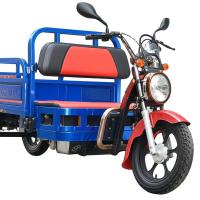 China Brushless Motor Electric Cargo Tricycle with Rear Carrier Battery Position and 65Km Pure Electric Range for sale