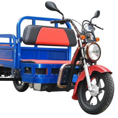 China Brushless Motor Electric Cargo Tricycle with Rear Carrier Battery Position and 65Km Pure Electric Range for sale