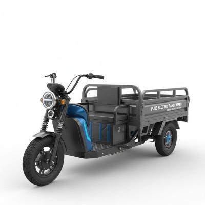 China Hydraulic Braking Front Shock Absorber Electric Cargo Tricycle Offering Pure Electric Range 65Km And Above For Urban Logistics for sale
