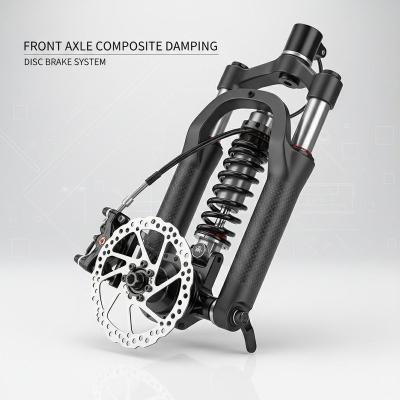 China Front Axle Composite Damping Electric Bike Accessories Disc Brake Type Parts for Electric Bicycle Safety and Smooth Operation for sale