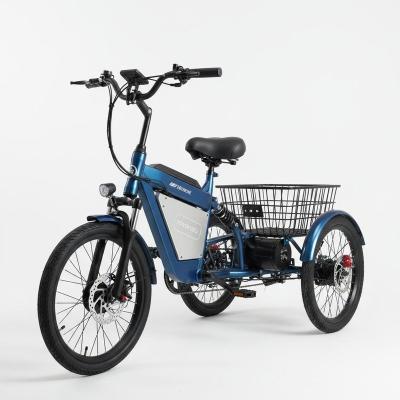 China Brushless Motor Electric Tricycle Lithium Battery Designed with Disc Brake Type Providing Power Output and Braking System for sale