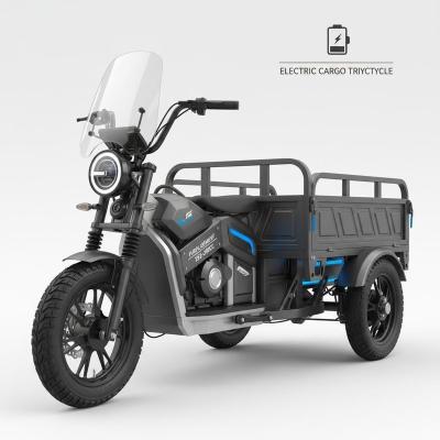 China Front Axle Composite Damping Electric Cargo Tricycle Offering Pure Electric Range 65Km and Above and Displacement 151 to 200cc for Cargo Hauling for sale