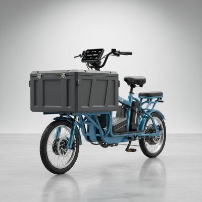 China Range Per Power Greater Than 60 Km Electric Cargo Tricycle Hydraulic Braking Front Shock Absorber Load Capacity 265kg Suitable for Urban Delivery for sale