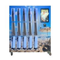China Smart Beach Umbrella Rental Vending Machine with Card Reader for Resorts & Beachfront Venues for sale
