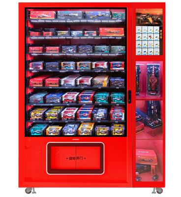 China F1 Car Model Toy Vending Machine With Transparent Display Cabinet and Elevator for Shopping Malls for sale