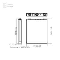 China LFP100Ah (LiFePO4 100Ah Battery) Cell for sale