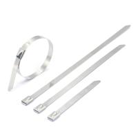 China Self-locking Metallic PVC Coated Stainless Steel Cable Ties for Free Sample for sale