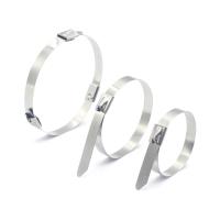 China Self-locking Metallic PVC Coated Stainless Steel Cable Ties for Free Sample for sale