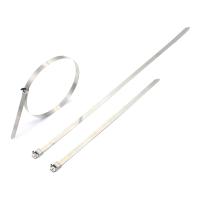 China Flameproof Metallic Stainless Steel Cable Ties for Direct Supply to Industrial Market for sale