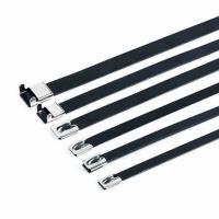 China 100pcs Ball Lock Stainless Steel Cable Ties for -80° to 538° C Working Temperatures for sale