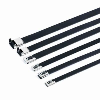 China 100pcs Ball Lock Stainless Steel Cable Ties for -80° to 538° C Working Temperatures for sale