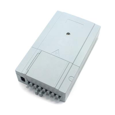 China White Fiber Optic Distribution Box 24 SC Adapters Indoor For Wall Mount for sale