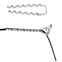 China Preformed Tension Clamp for ADSS Fiber Optic Cable on Hot Dip Galvanized Flat Iron for sale