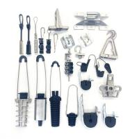 China Figure 8 Cable Tension Clamp with Plastic Wire Clamp Cable Diameter 2-8mm 149*28*17mm for sale