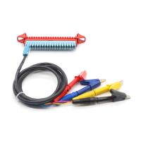 China Electronic STG Block Type Lead Wire Test Cable 4-wire Serial Test Probe With Banana Plugs for sale