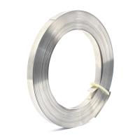 China 0.26/0.35/0.6/0.75mm Stainless Steel Banding Strap for Adjustable Length Pipes Fixing for sale