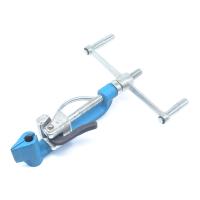 China 201/304/316 Adjustable Length Fixing Pipes Strapping Stainless Steel Banding Strap in Blue for sale