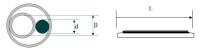 China 60mm Fiber Optic Fusion Splice Protection Sleeves with 120C Shrinking Temperature Range for sale