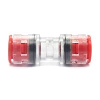 China High Temperature Resistant Fiber Micro Duct Straight Connector for B2B Purchasing Needs for sale