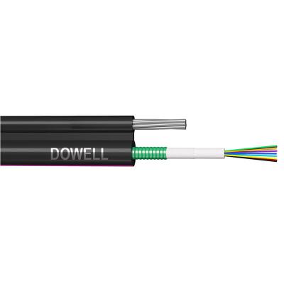 China Figure 8 Center Tube Multimode Fiber Cable 12 Core Singlemode For FTTX FTTH Networks for sale