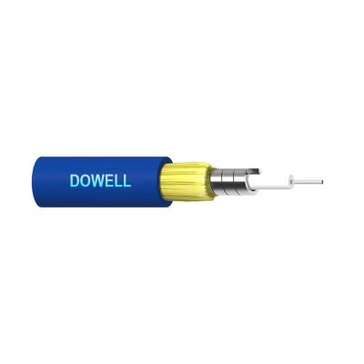 China Simplex FTTH Optical Fiber Cable 1 Core Indoor With PVC LSZH Sheath for sale