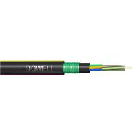 China Armor Double Jacket Fiber Optic Cable Durable FTTH GYFTY53 50/125um 62.5/125um for sale