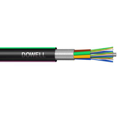 China GYTA Stranded Multi Mode Fiber Cable Loose Tube PE Sheath Aluminum Tap Cable for sale