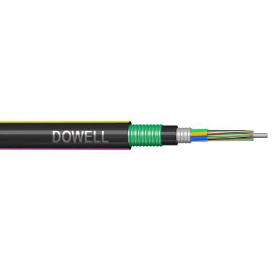 China Colored Fiber Optic Network Cable 48 Core Fiber Cable GYTA53 With A PE Outer Sheath for sale