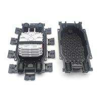 China Horizontal Fiber Optic Splice Closure 2 In 2 Out Underground Wall Mounting for sale