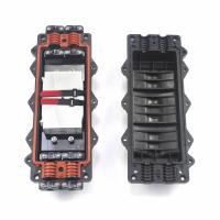 China Wall Mounting 144F Fiber Optic Splice Closure PP PC Plastic With High Strength for sale