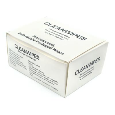 China Pre Saturated Fiber Optic Cleaning Kit IPA Fiber Optic Cleaning Wipes 50 Wipes for sale