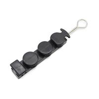 China S Fix Type Fiber Drop Wire Clamp for Telecommunications and Electrical Systems for sale