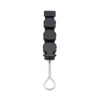 China S Fix Type Fiber Drop Wire Clamp for Telecommunications and Electrical Systems for sale