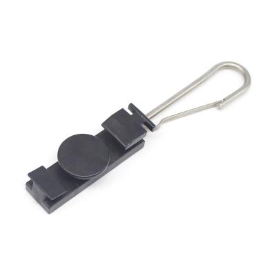 China Outdoor S Type Anchor Rope Clamp Drop Wire Tension Clamp With Flat Open Hook for sale