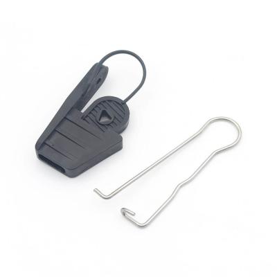 China Economical Nylon Fiber Drop Wire Clamp With Stainless Steel Hook for sale