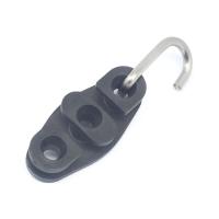 China FTTH ABS Cable Drop Anchor Clamp High Tension Galvanised Steel for sale