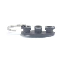 China FTTH ABS Cable Drop Anchor Clamp High Tension Galvanised Steel for sale