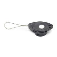 China FTTX Self Adjustable Fiber Drop Wire Clamp For Flat Round Drop Cable for sale