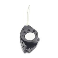China FTTX Self Adjustable Fiber Drop Wire Clamp For Flat Round Drop Cable for sale