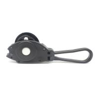 China FTTH Flat Aerial Fish Type Drop Cable Clamp Tension Wire Clip Plastic Nylon for sale