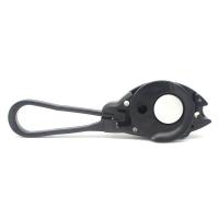 China FTTH Flat Aerial Fish Type Drop Cable Clamp Tension Wire Clip Plastic Nylon for sale