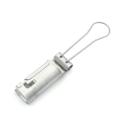 China Aluminum Fiber Drop Wire Clamp FTTH 1-2 Pair For Telecom Cable for sale